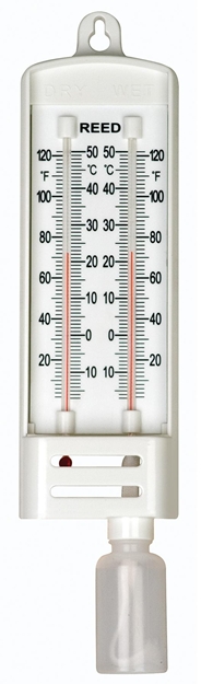 Determination of RH% TTQC Lab by Wet and Dry bulb Hygrometer.