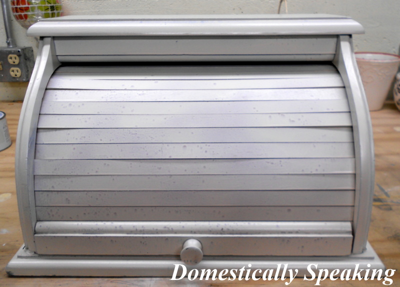 Domestically Vintage: White Bread Box ~ With Annie Sloan Chalk Paint