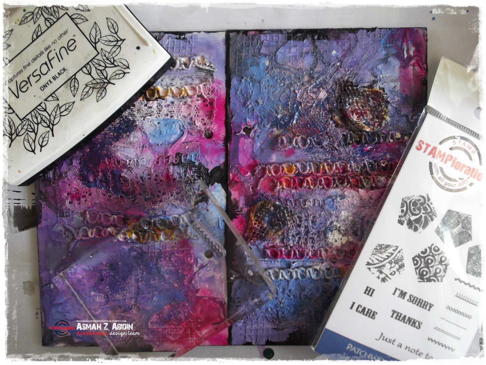 ARTplorations: MINI ALBUM COVERS tutorial by Asmah