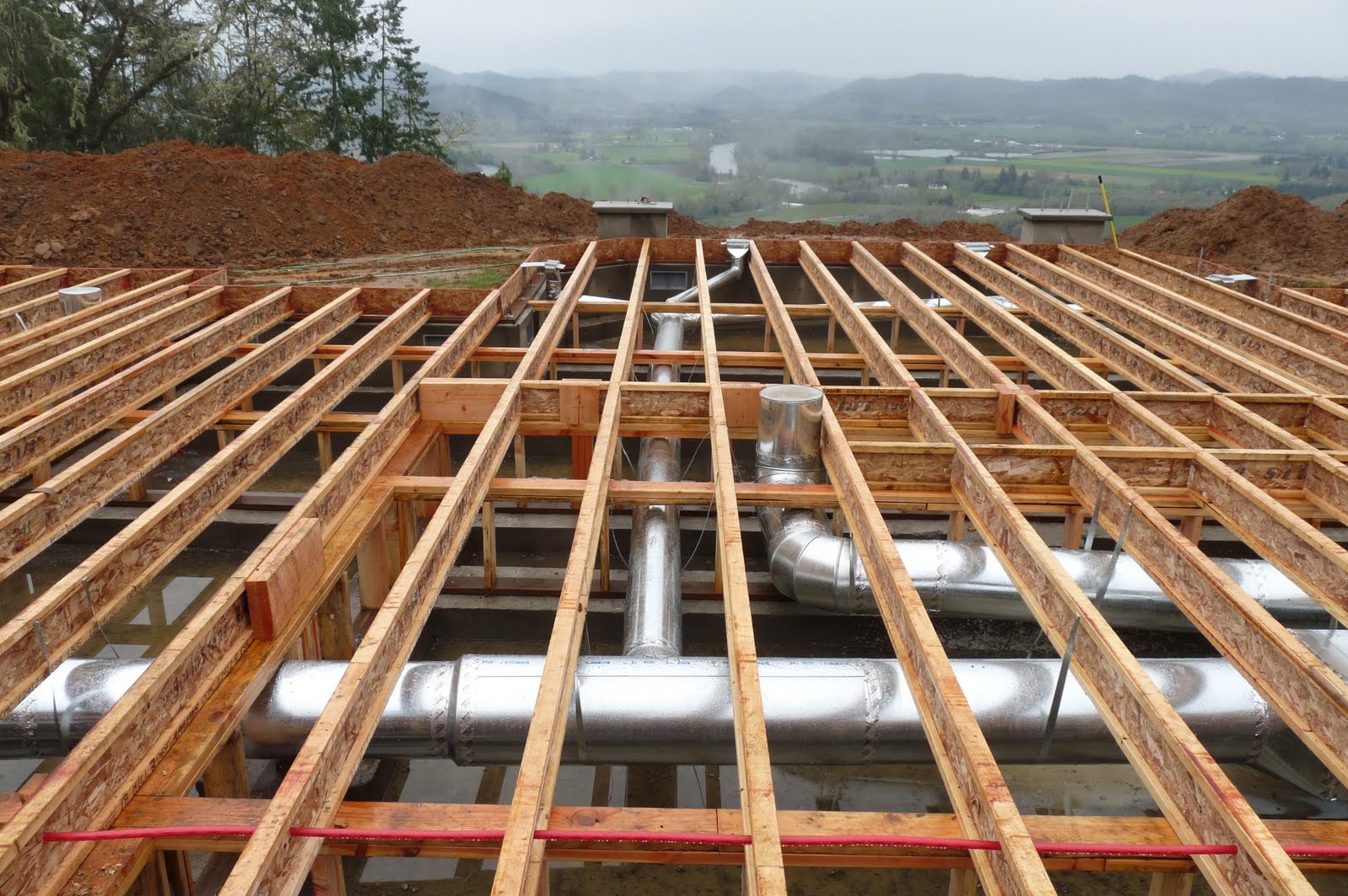 Building Our Dream Home: Underfloor HVAC/Plumbing