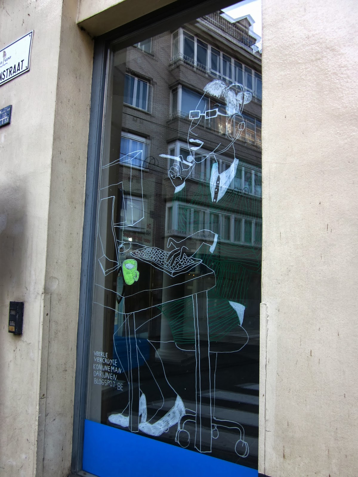 veerle vercruyce: The Big Window Walk: Konvert Interim Gent