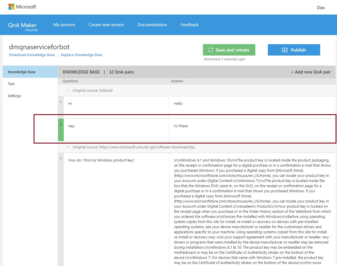 Microsoft Dynamics CRM & Microsoft Azure -Learn The Ropes: How to Create an Azure Bot using QnA ...