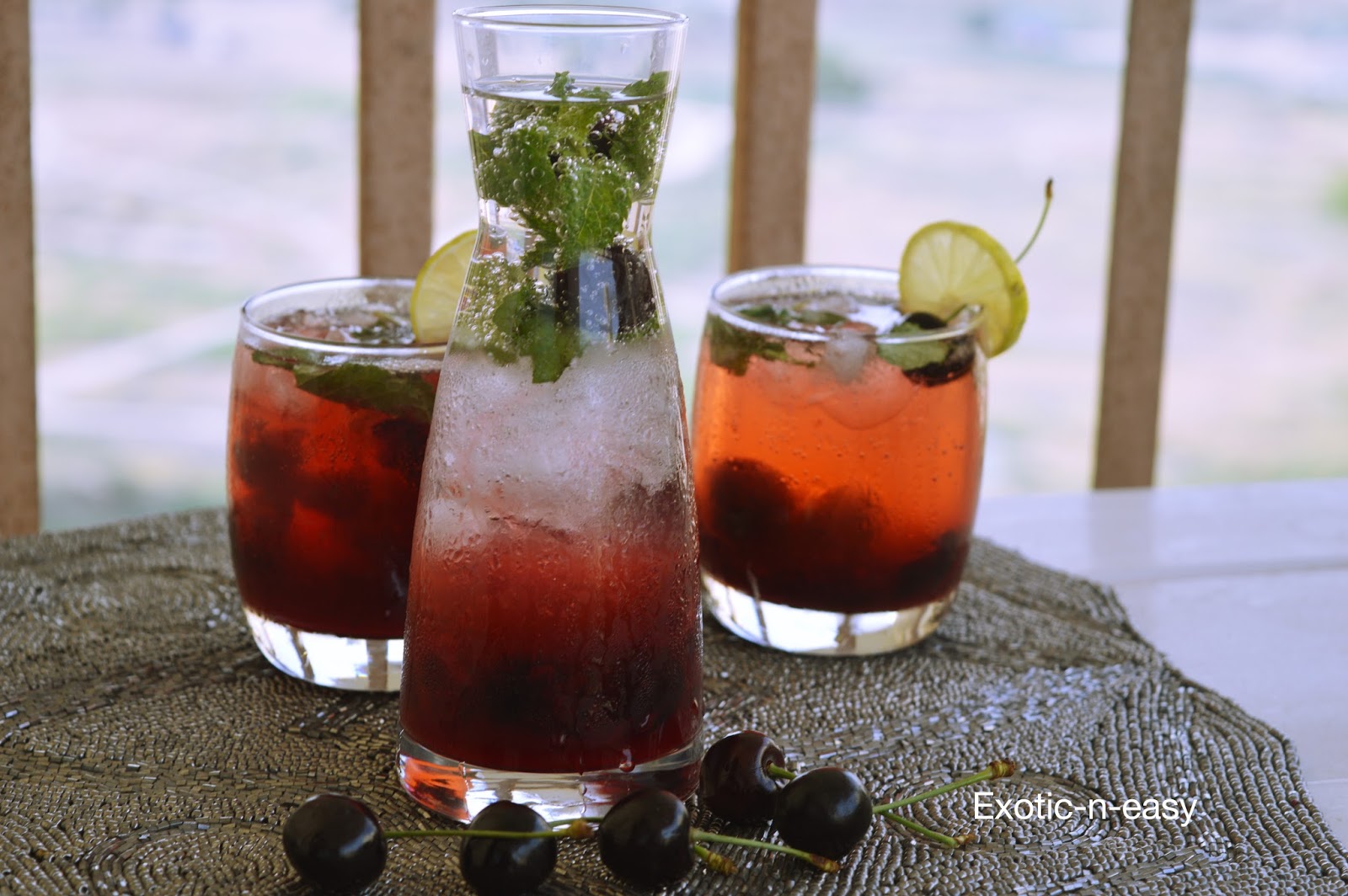 exotic-n-easy cooking: Cherry Peach Lemonade