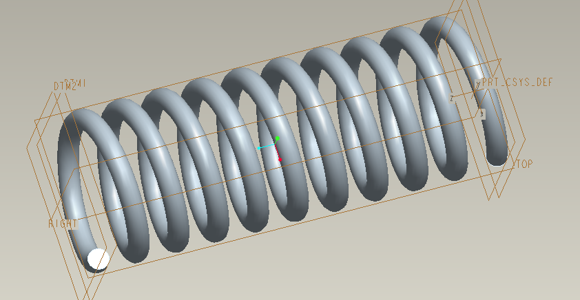 3D CAD: [자동 설계 Template] Compression Spring 모델링 #1