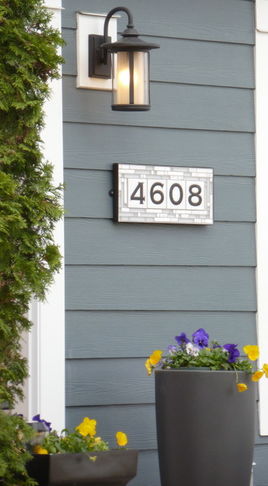 The Remodeled Life: House Number Inspiration