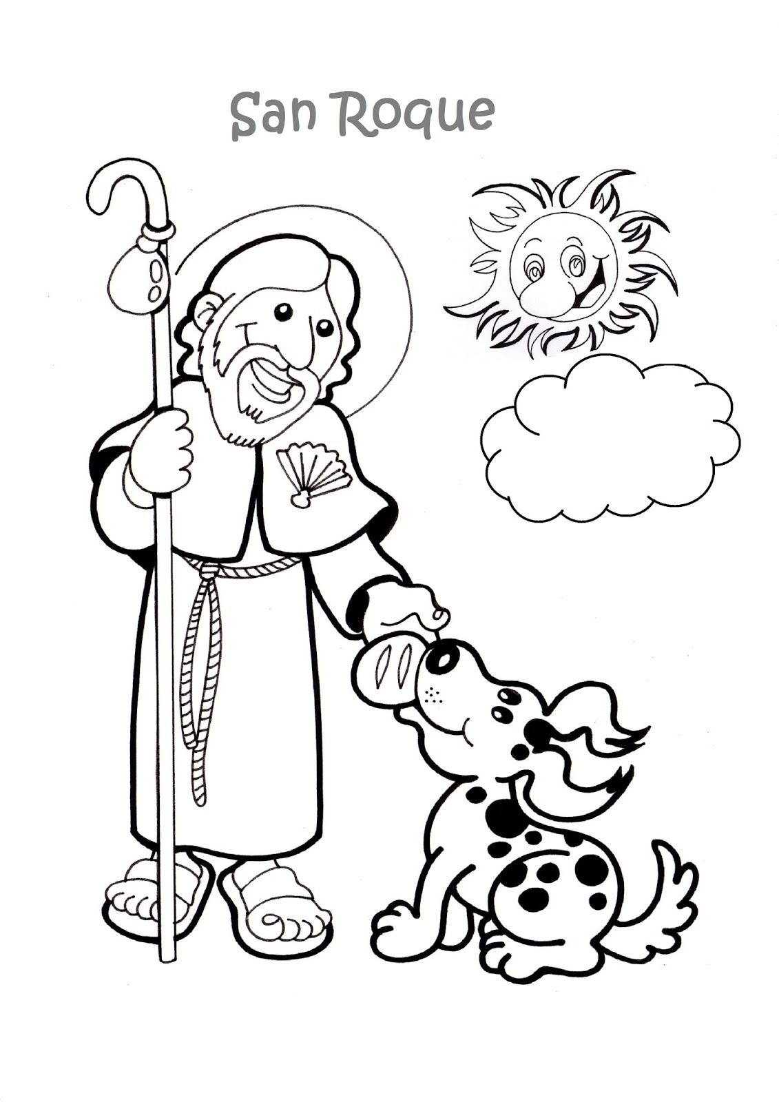 El Rincón de las Melli: DIBUJO: San Roque