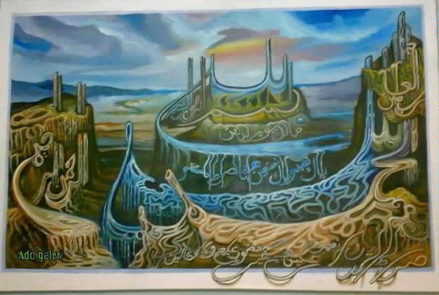 Seniman Sebagai Pencipta Karya Pada Lukisan Kaligrafi - ERMIDAINI.com