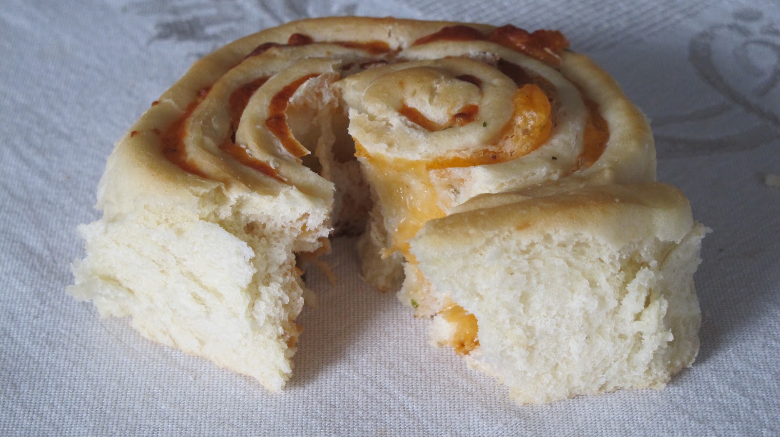Cheddar Cheese Swirl Buns | Kitchen Cures