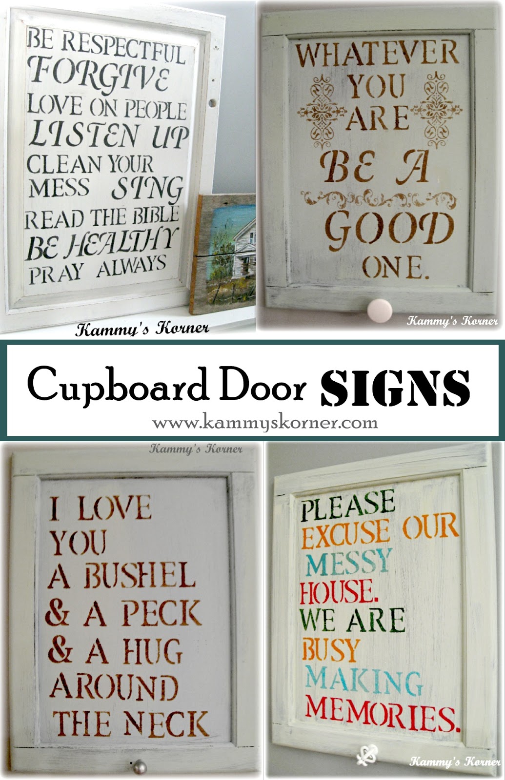 Kammy's Korner: Hoard All The Cupboard Doors!