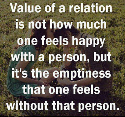 Value Of A Relation | Love Quotes And Covers