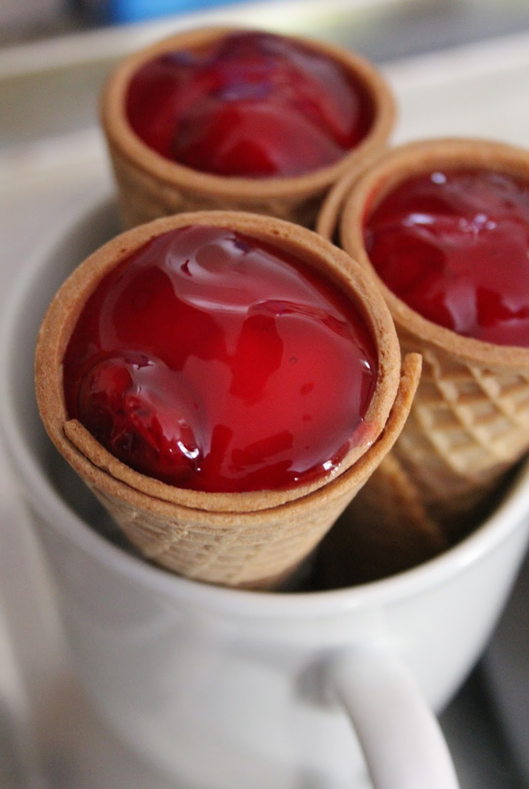 Jo and Sue: Baked Cheesecake Cones