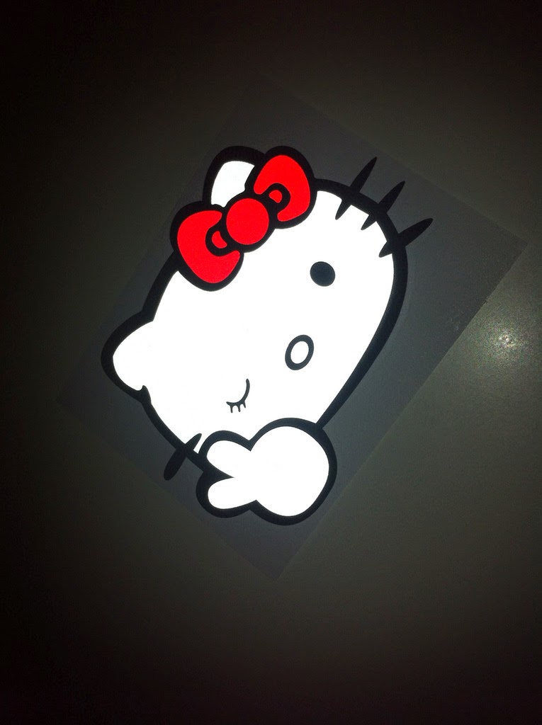 Sticker "Hello Kitty" Yeah Small - Teman Promosi Digital