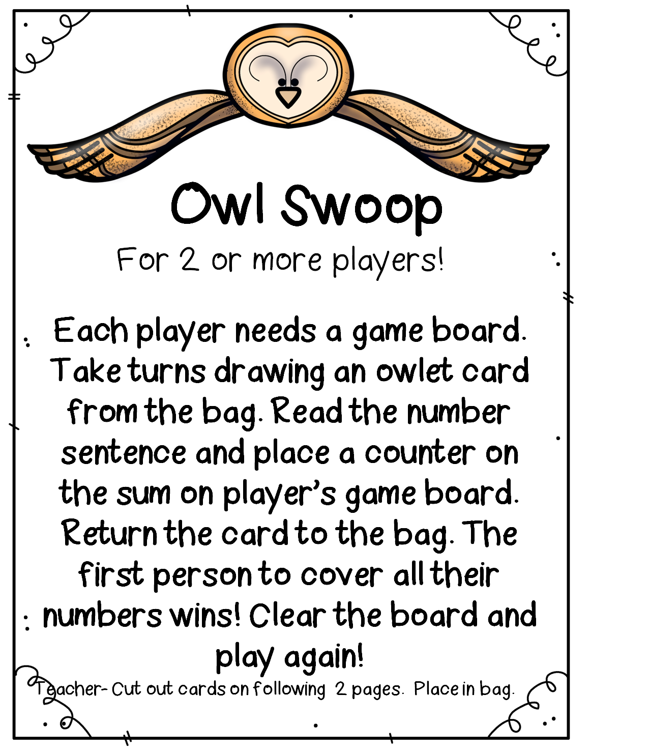 First Grade Wow: Word Surgery and a New Unit on Owls!