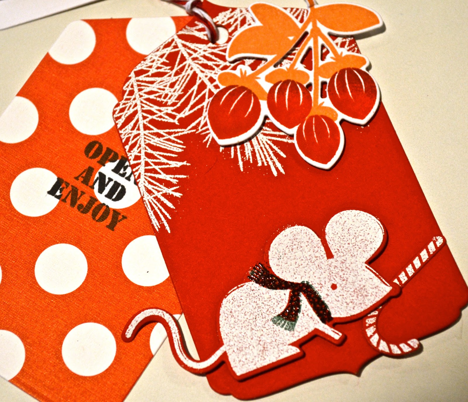 artful notions: Double Layer Tags