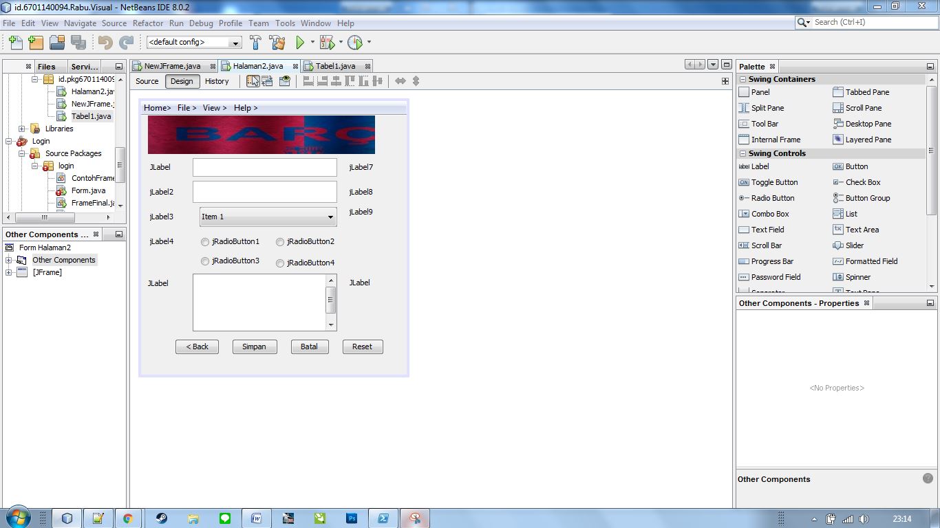 Belajar program visual: Belajar Membuat Form Dengan Menggunakan Drag ...