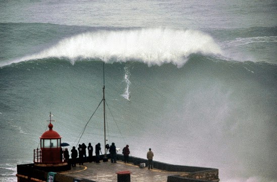Geology in Motion: Huge MegaWave off the coast of Portugal: video
