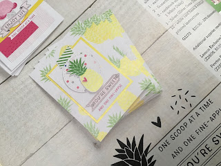 My Little Stamping Blog: Pineapple Themed Cards