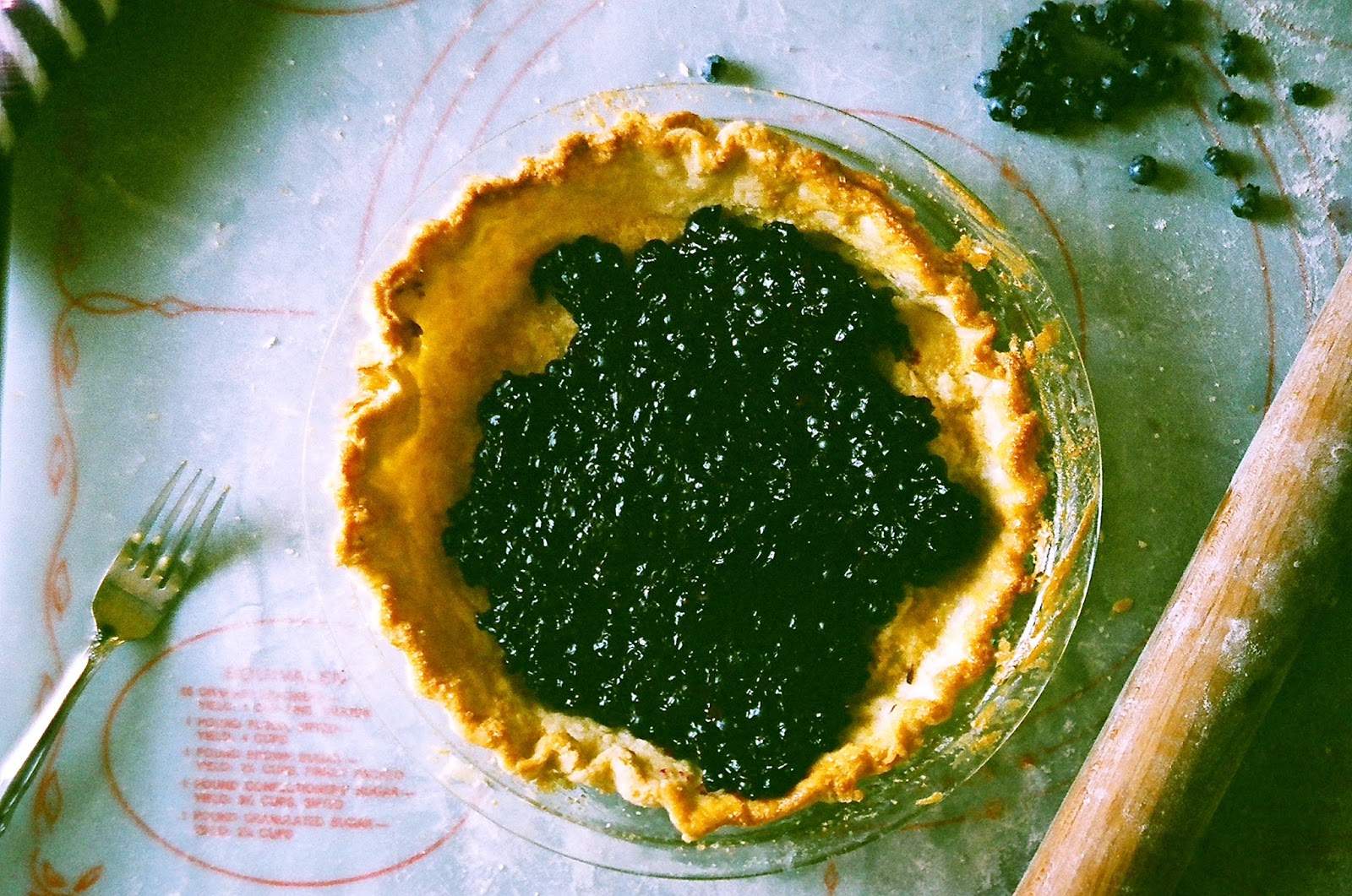 Nothing in the House: Fresh Wild Maine Blueberry Pie