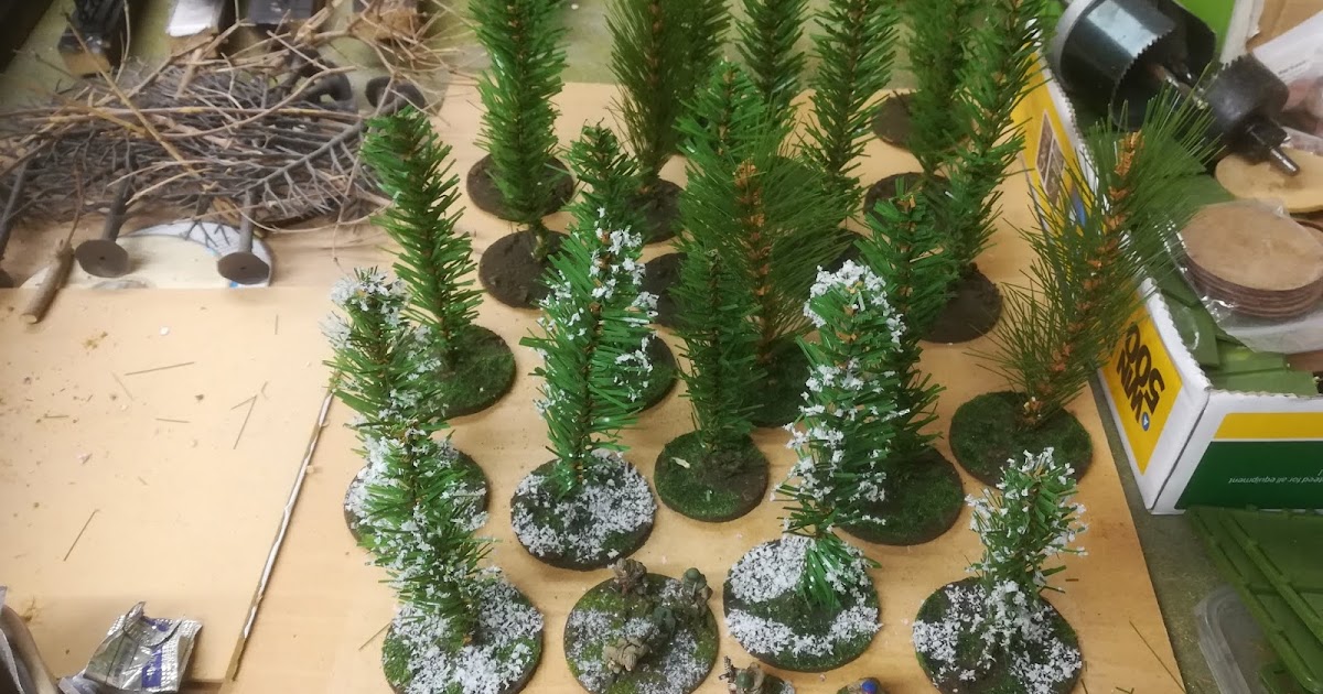 caveadsum 1471: Terrain 5 Christmas trees!