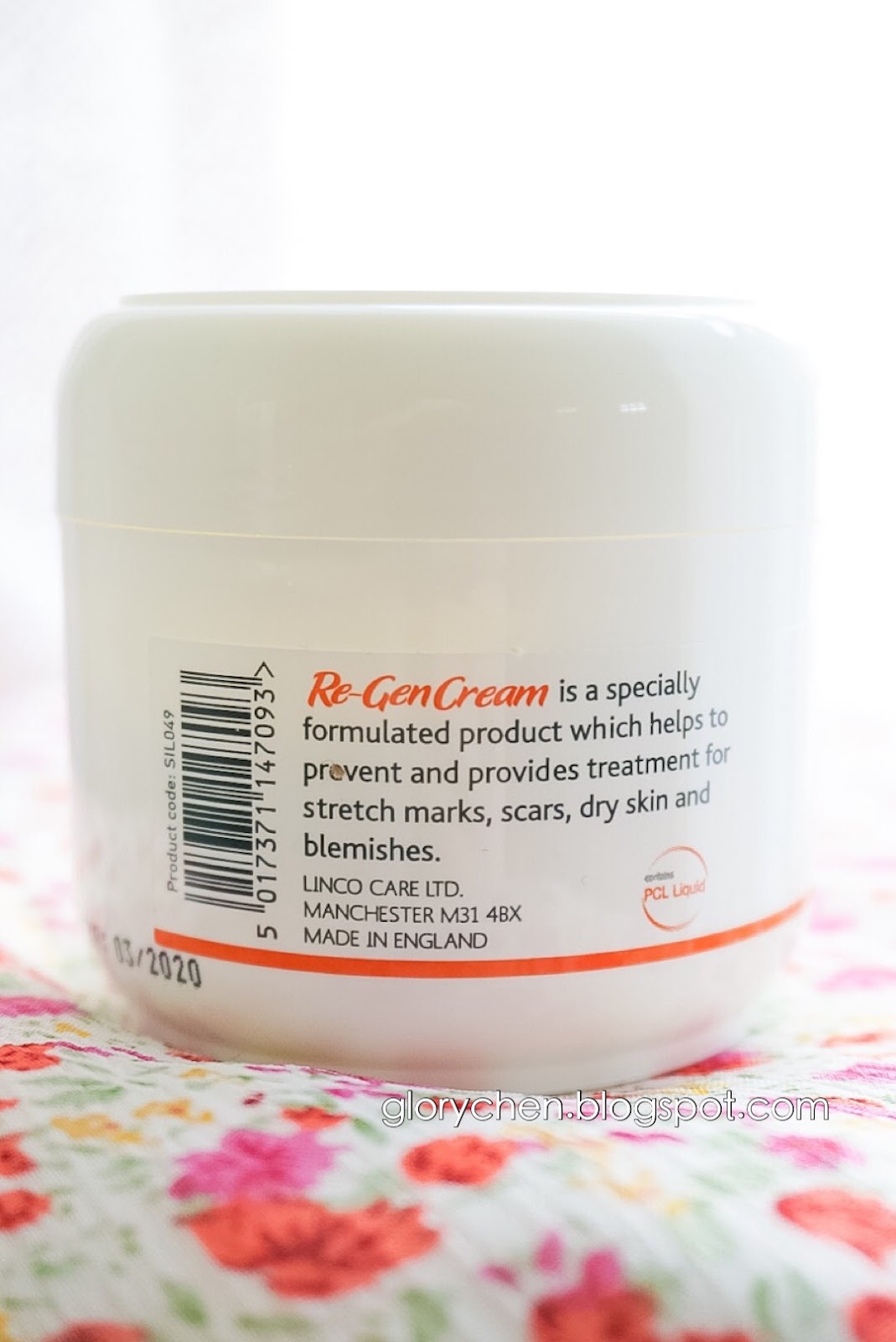 Re-Gen Cream 125 ml Review - Glory Chen