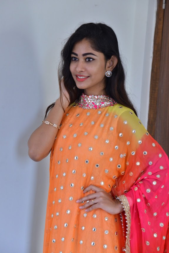 Aadya Thakur at Karthikeya Entertainments Prod No.1 Movie Launch ...