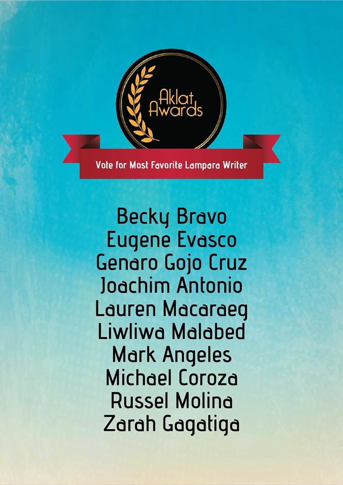 School Librarian in Action: Aklat Awards 2016: Most Favorite Writer ...