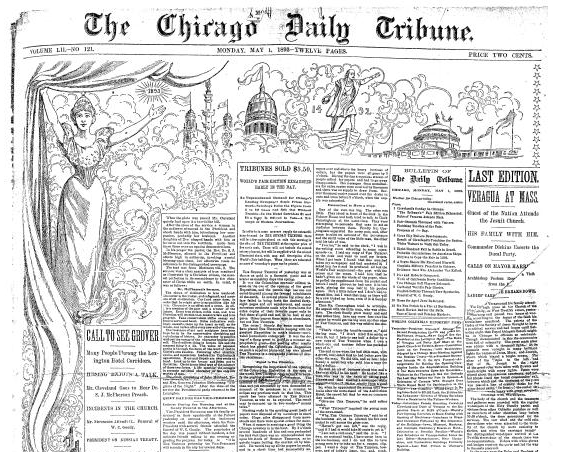 World's Columbian Exposition: Chicago 1893: Primary Sources: Newspaper ...
