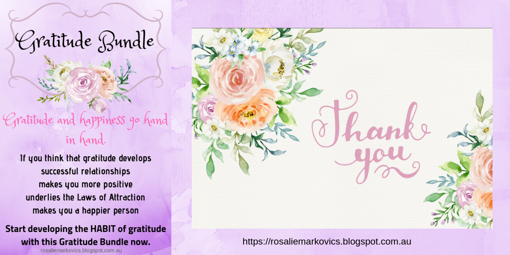 With this Gratitude Bundle, you will receive your