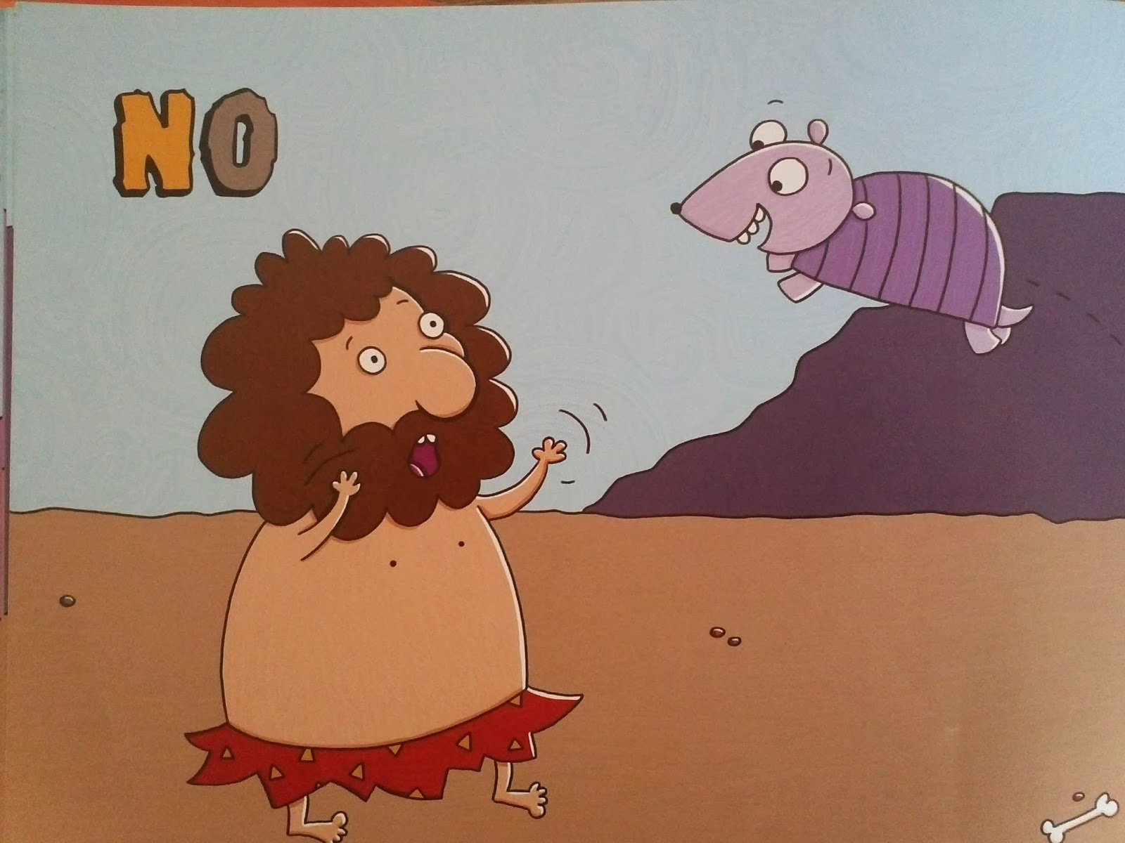 Juega conmigo en St. Margaret: N is for no: Caveman ABC Story