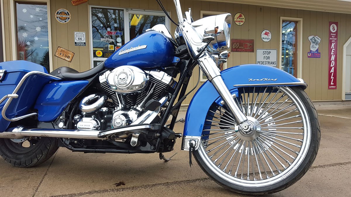 biker excalibur II: Blue Motorcycles