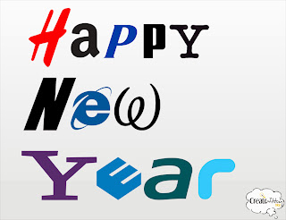 Free Happy New Year Logos Design & Template for 2014 New Year