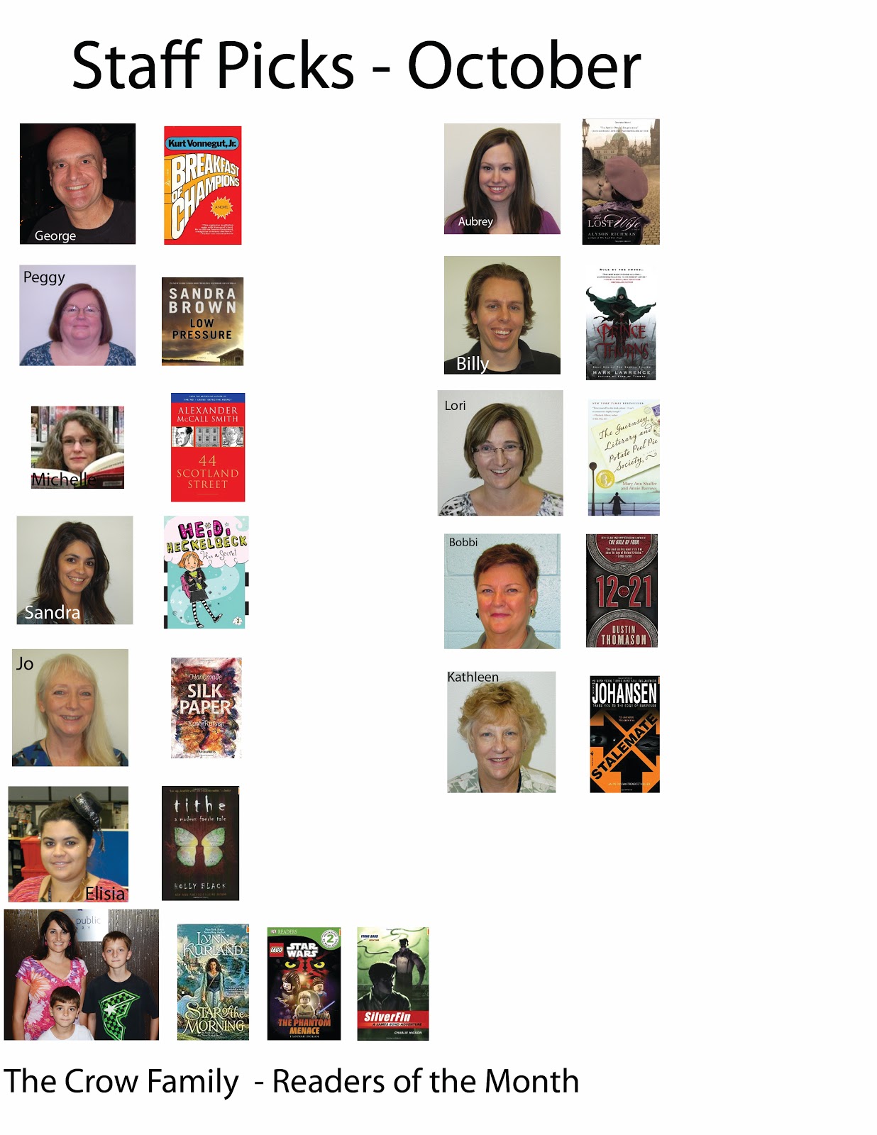 more than books: Basha Library staff picks