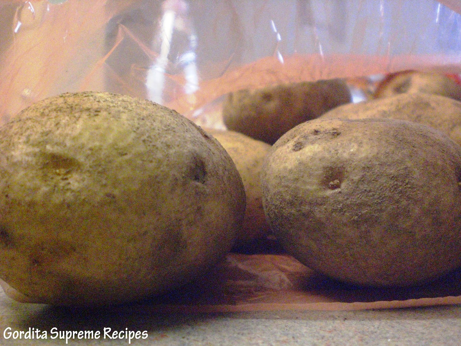 Baked Potatoes with oil and garlic pepper | Papas al orno con aceite y ...