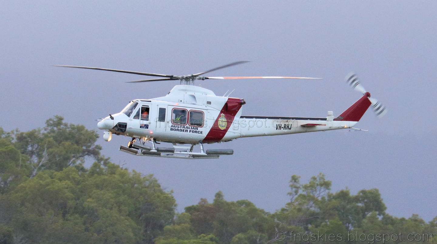 Far North Queensland Skies: Australian Border Force Bell 412 VH-RHJ