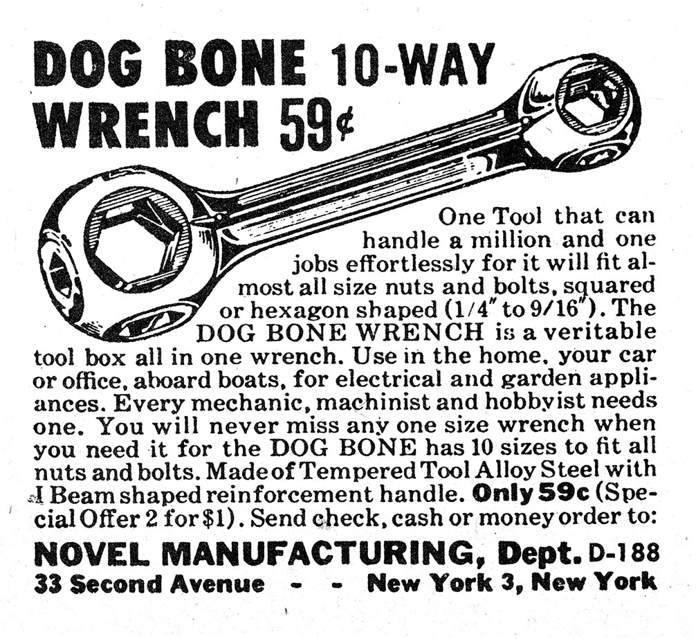 Progress is fine, but it's gone on for too long.: Dog bone wrenches