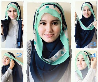 hijabers tutorial: Hijab Modern Style 2013