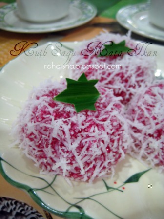 Damai Qalbu: KUIH SAGU MATA IKAN