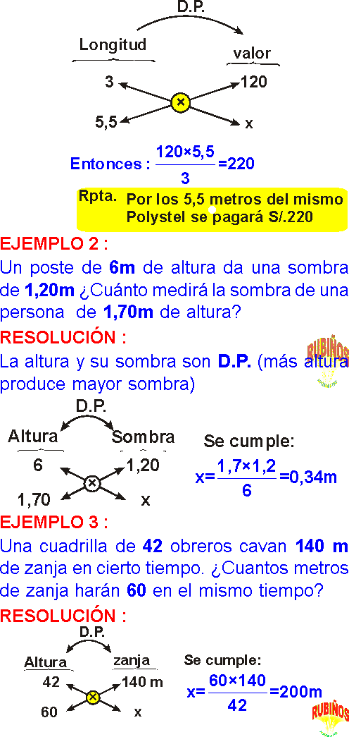 REGLA DE TRES SIMPLE Y COMPUESTA EJERCICIOS RESUELTOS PDF