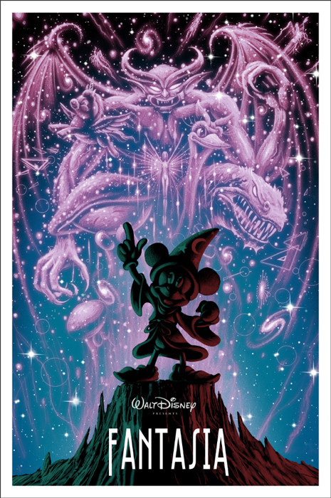 Ilustração: Cartazes dos filmes da Disney by Mondo ~ Own Mine