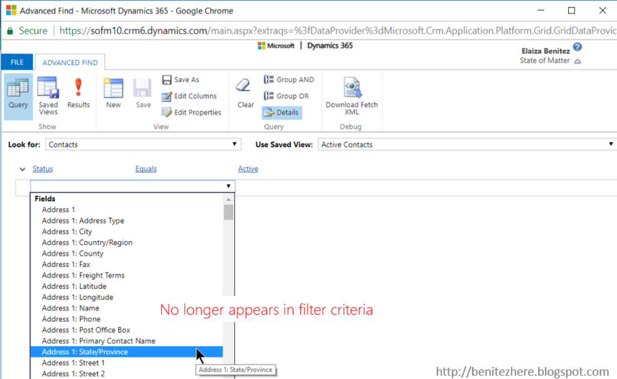 Dynamics 365 Customization and Configuration Tips ~ Benitez Here.
