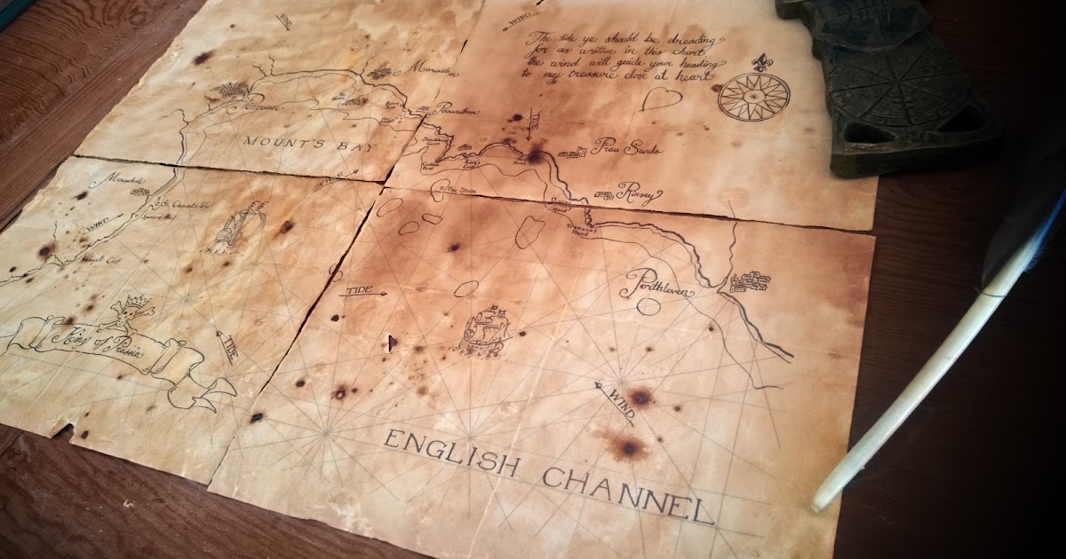 10 Digits: Creating a pirate treasure map...