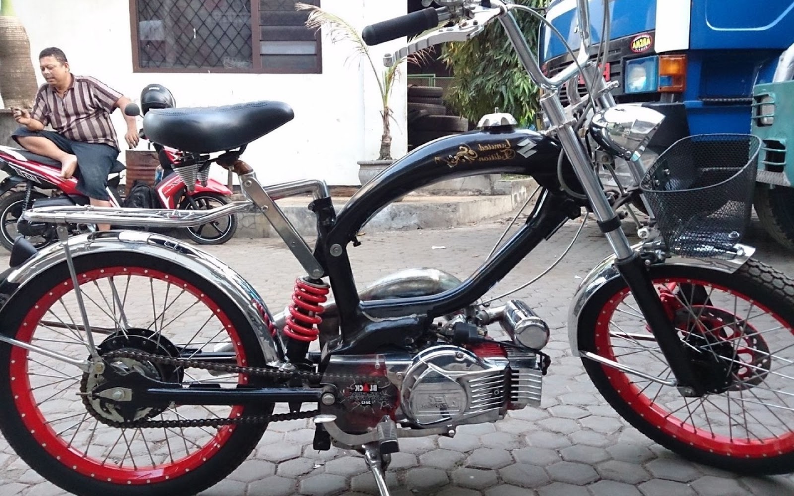 Modif Motor Suzuki Bravo | Wacana Modif Motor