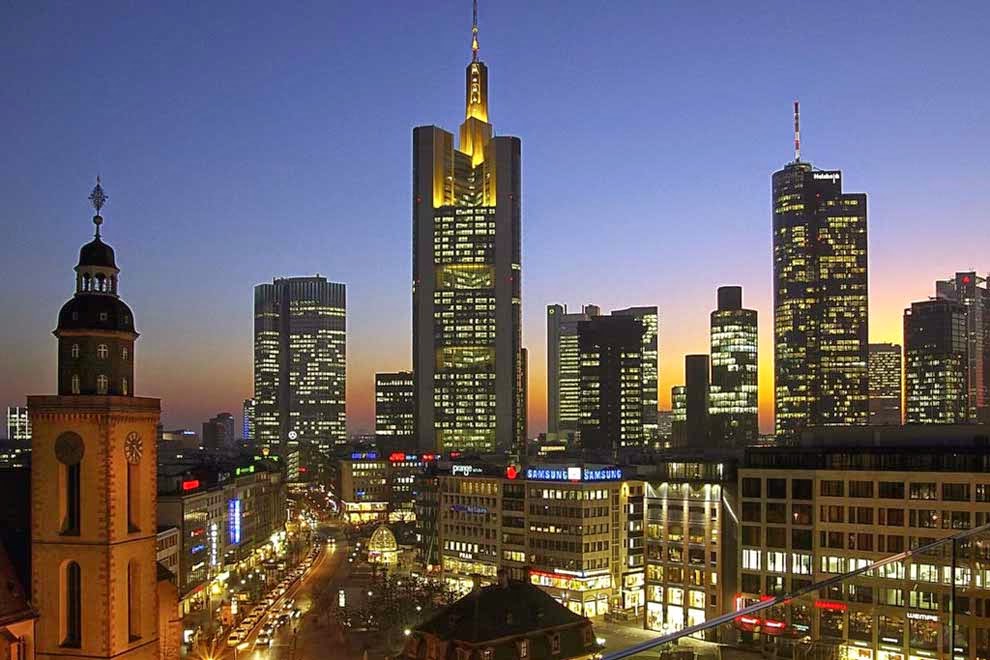 FRANKFURT, THE LARGEST CITY OF GERMANY