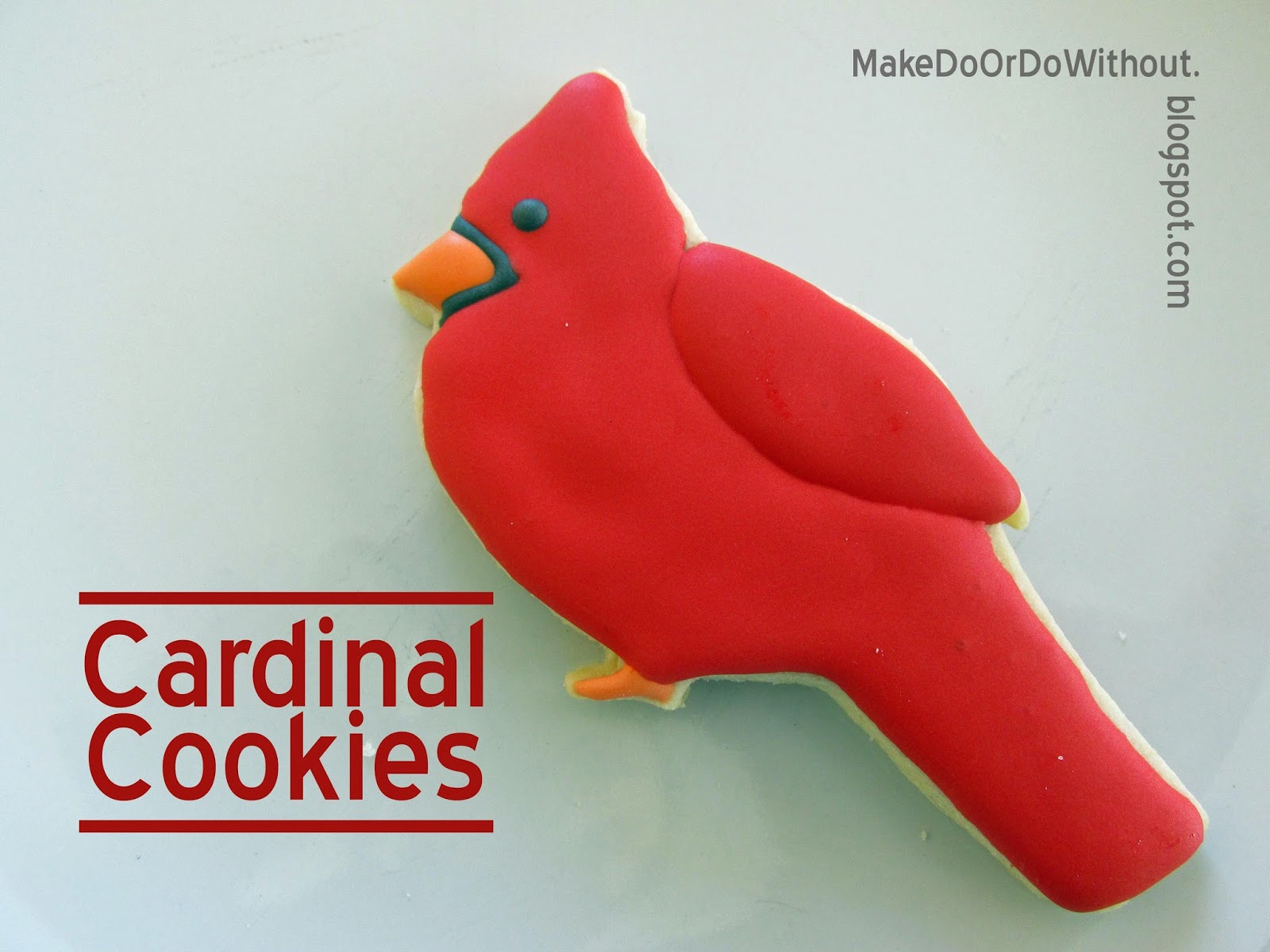 Make Do: Cardinal Cookies