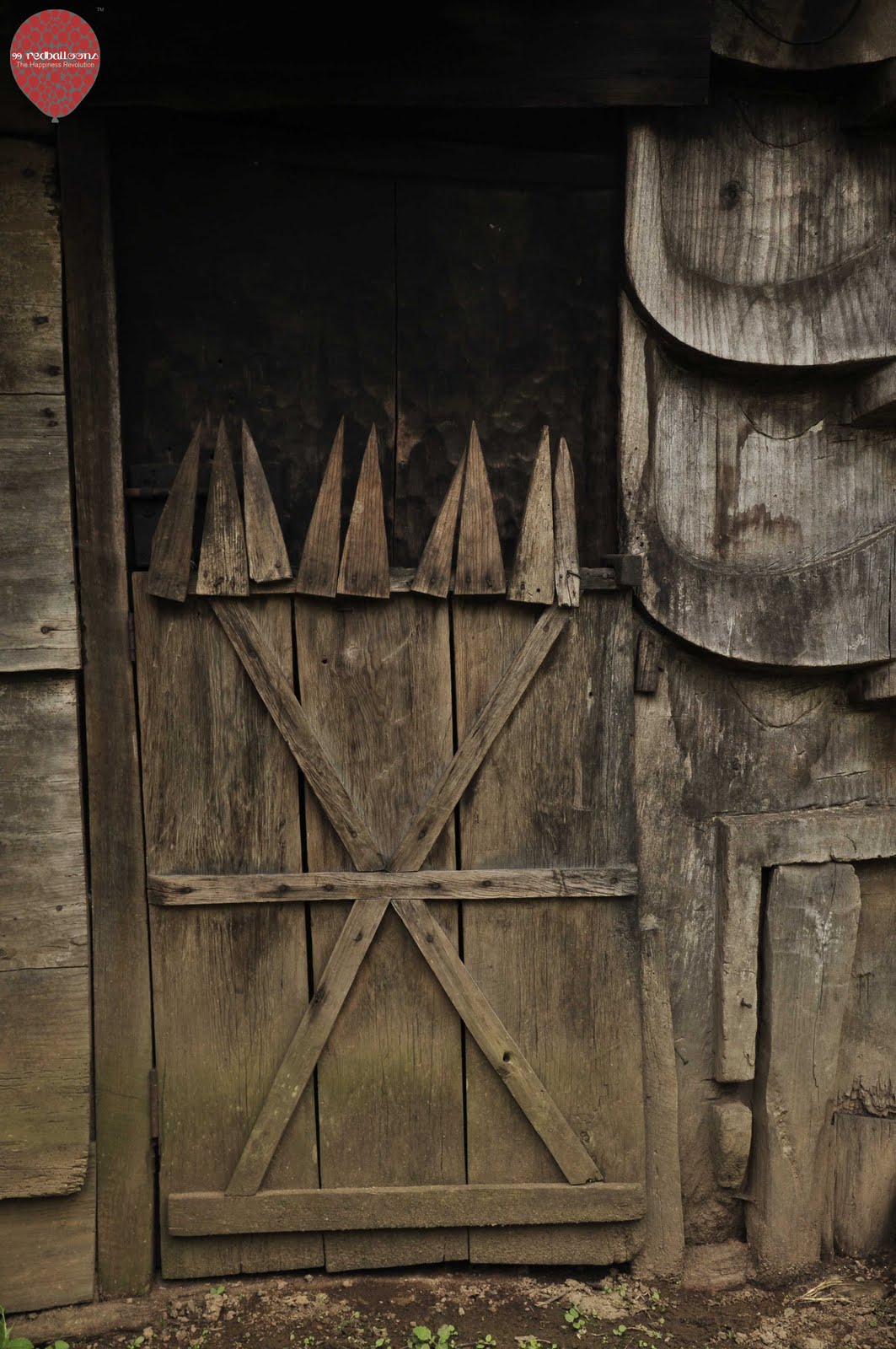 99 red balloons: Traditional Tangkhul Naga house in chingjaroi Village ...