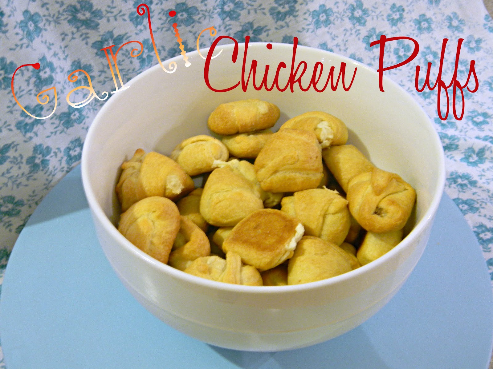 Tidy Mom: Garlic Chicken Puffs