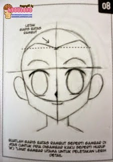 menggambar manga: menggambar chibi/how to draw chibi