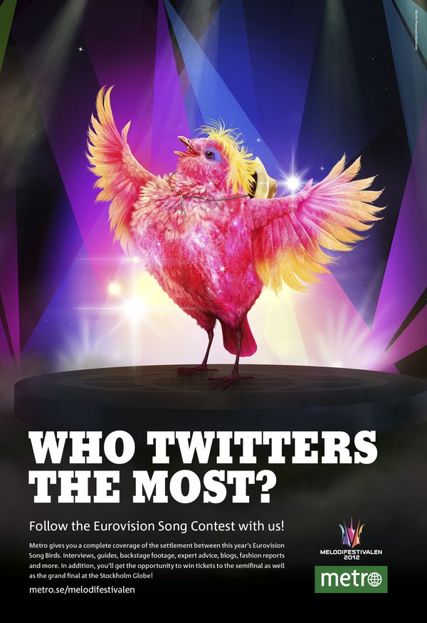 Creative graphic concept & Print ads promo from Metro Sweden ...