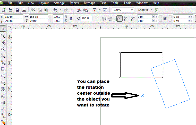 Graphic tutorials Corel Draw Basisc How To Rotate An Object graphic-tutorials-corel-draw-basisc-how-to-rotate-an-object
