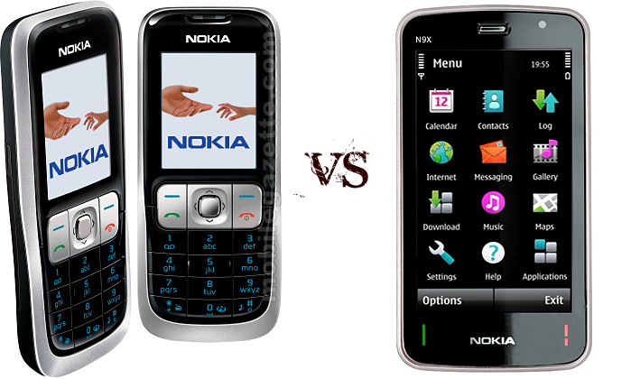 Touchscreen vs Not-touchscreen phone ~ Mayoi Synchro